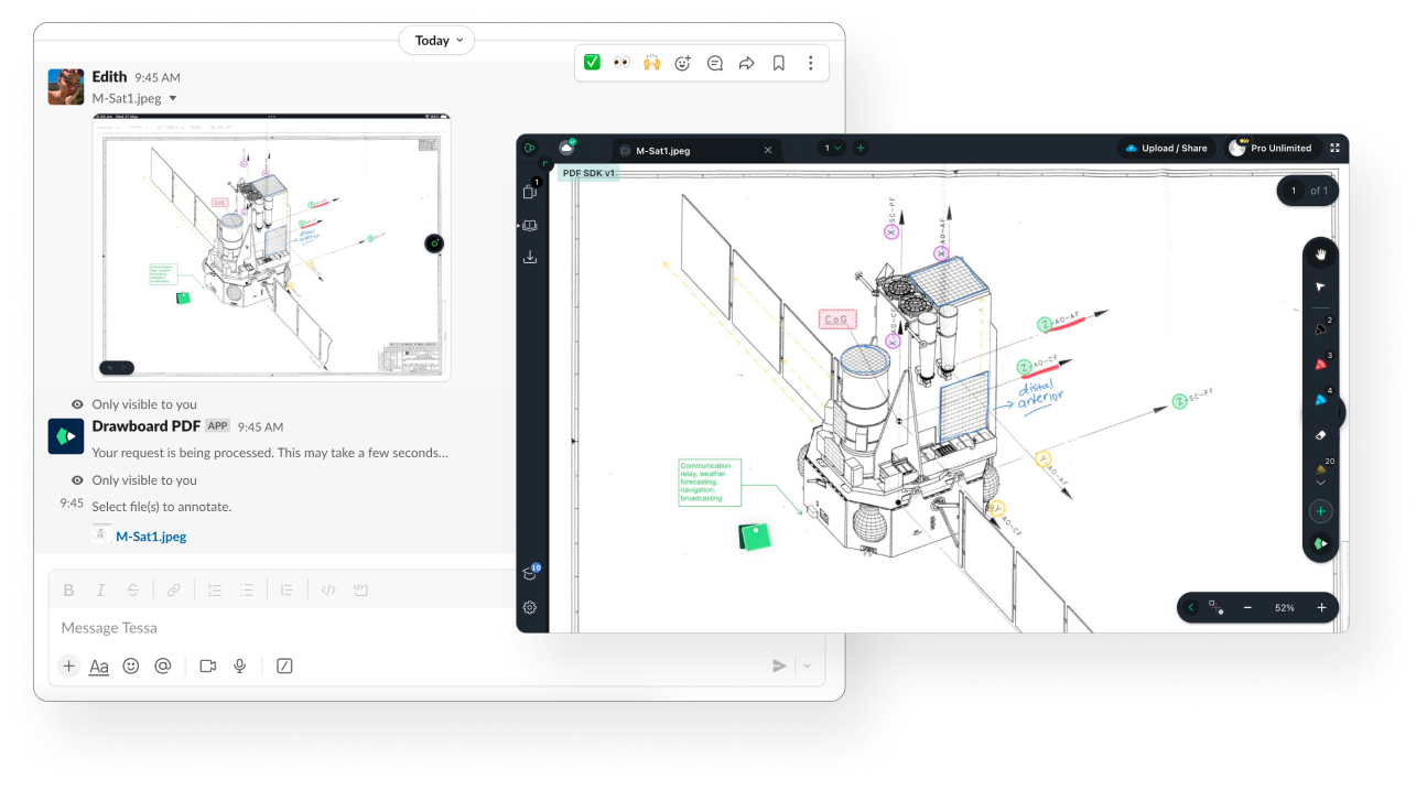 Drawboard PDF Slack Integration